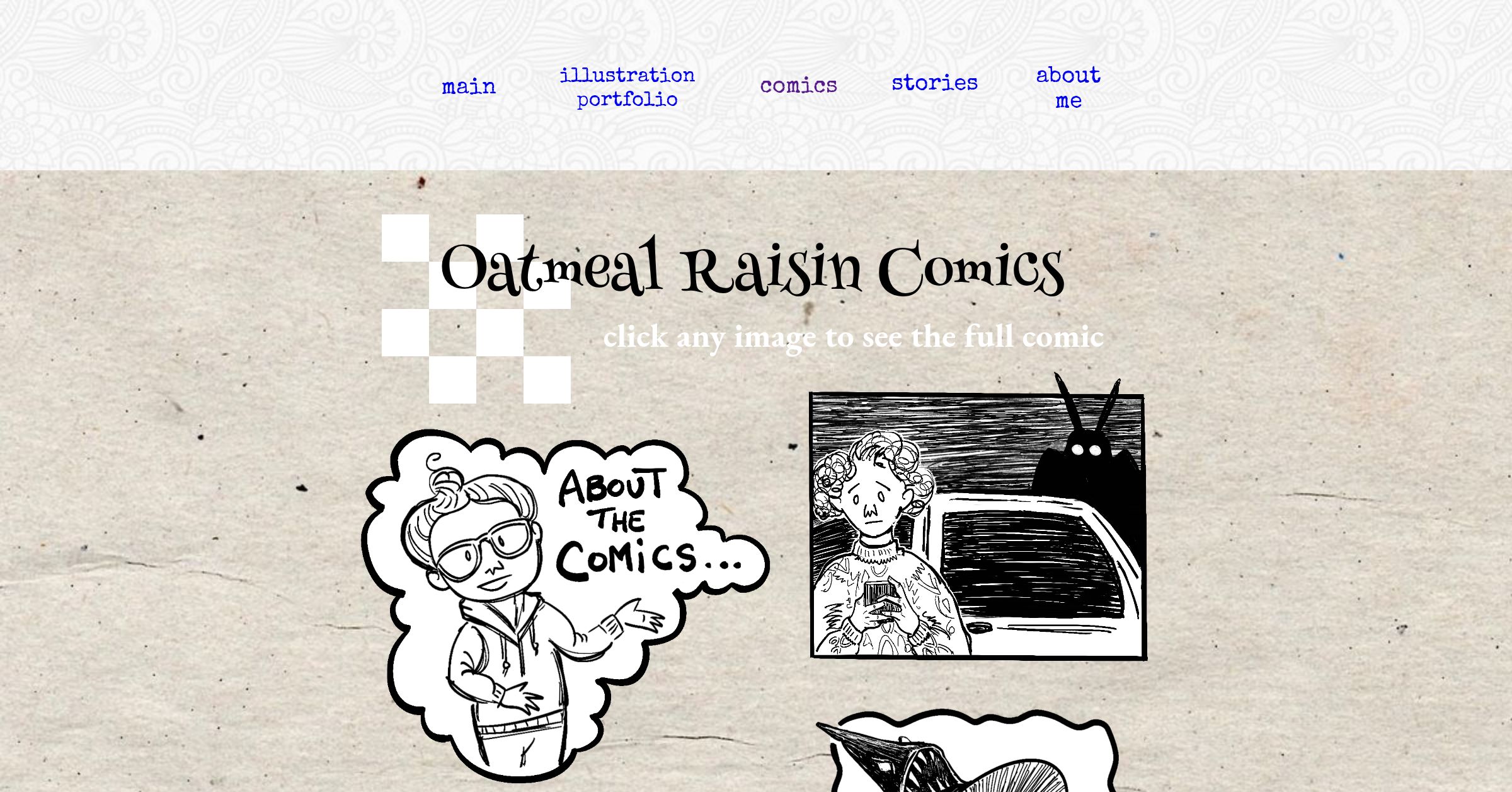 All the Oatmeal Raisin Cookie comics